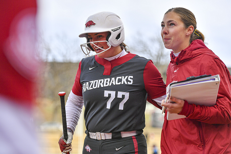 Arkansas softball showed its potential knocking off No. 3 Georgia ...