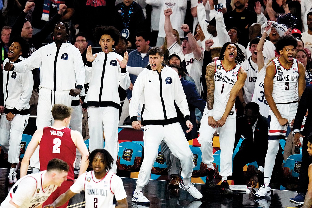 Defending champ UConn returns to NCAA title game, beating Alabama 86-72 ...