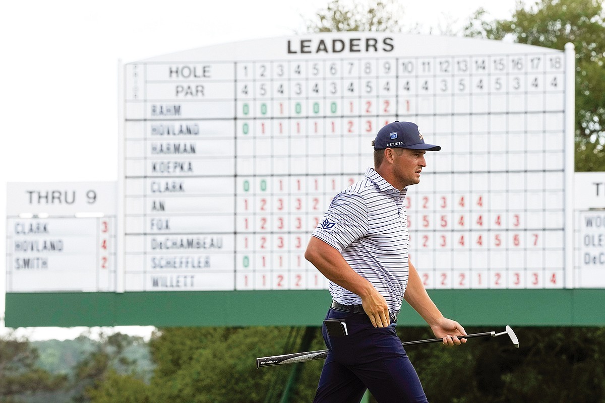 DeChambeau puts on Masters clinic with opening 65 | Fulton Sun