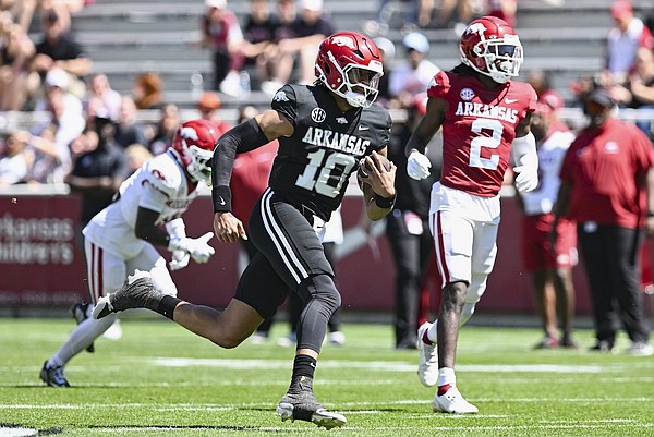 First team shows out during Arkansas football's annual Red-White Spring ...