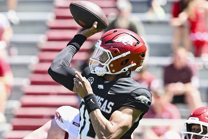 Taylen Green showed what he needed in spring game | Whole Hog Sports