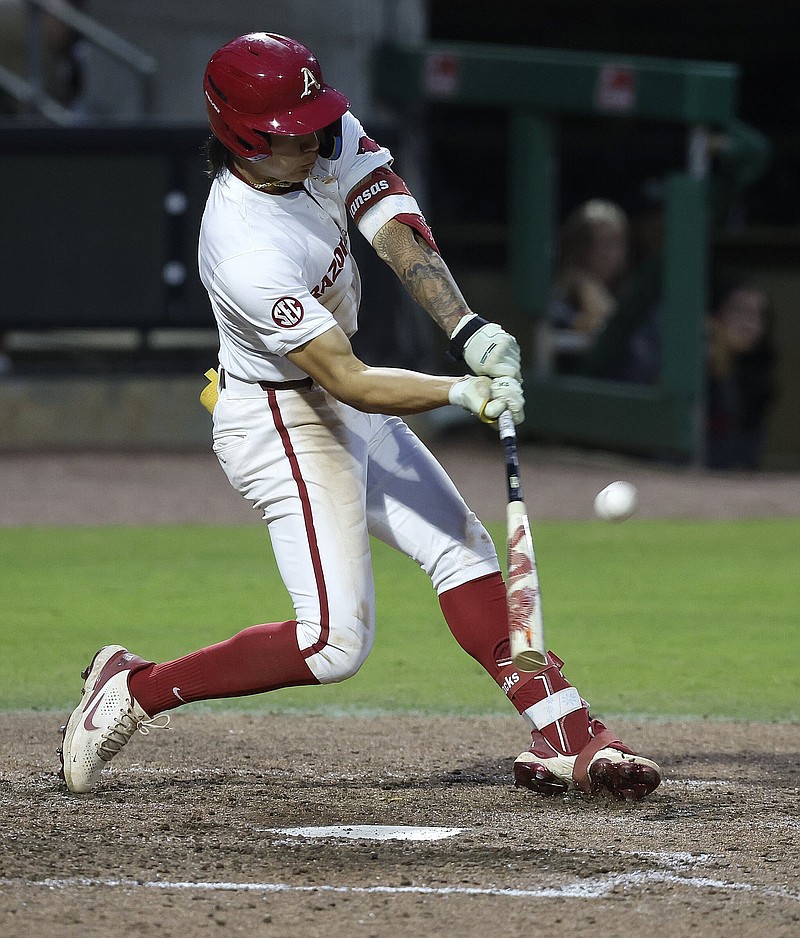 Aloy nets most RBI of career in Razorback victory | The Arkansas ...