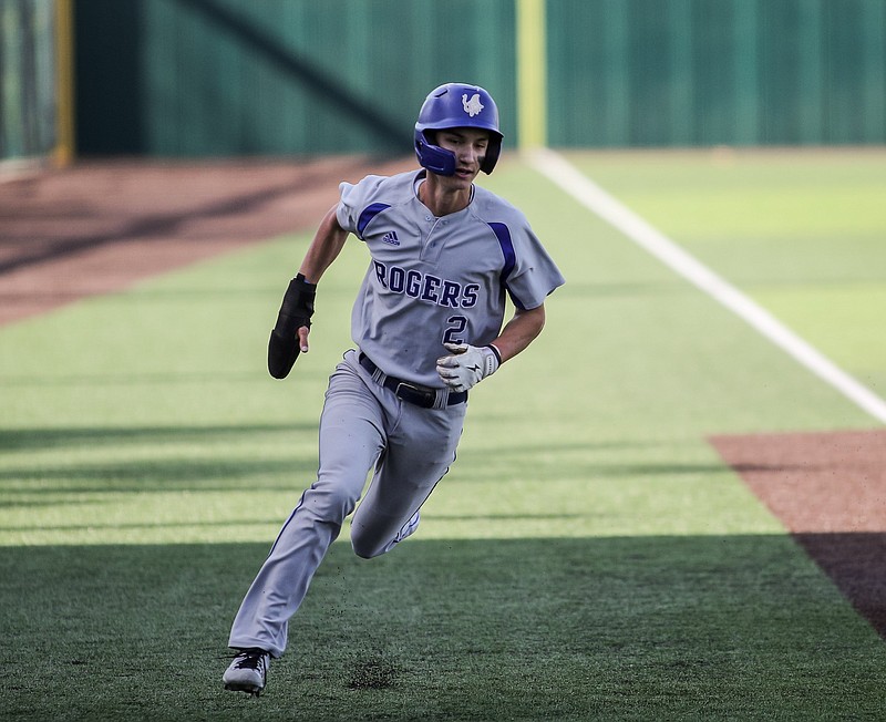 Champion scores winning run as Rogers Mounties advance to 6A baseball ...