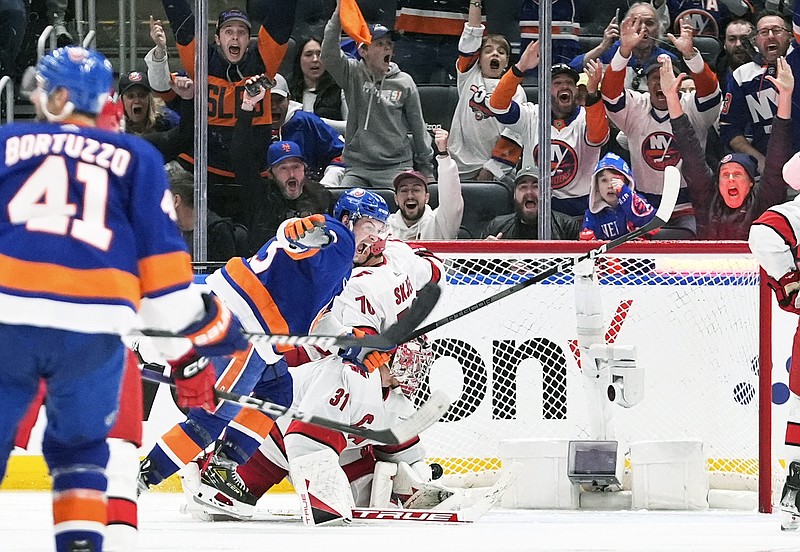 NHL Capsules: Islanders avoid series sweep beating Hurricanes in 2OT ...