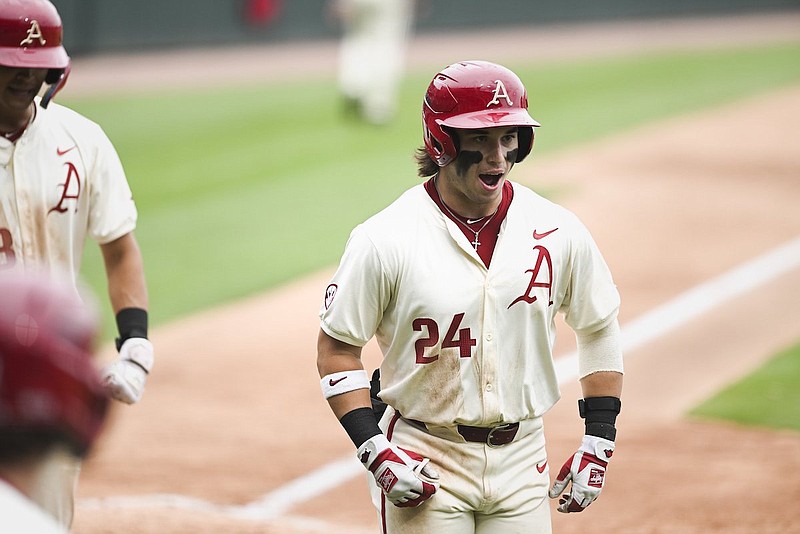 Arkansas baseball notebook: Peyton Holt leaves his mark again | Whole ...