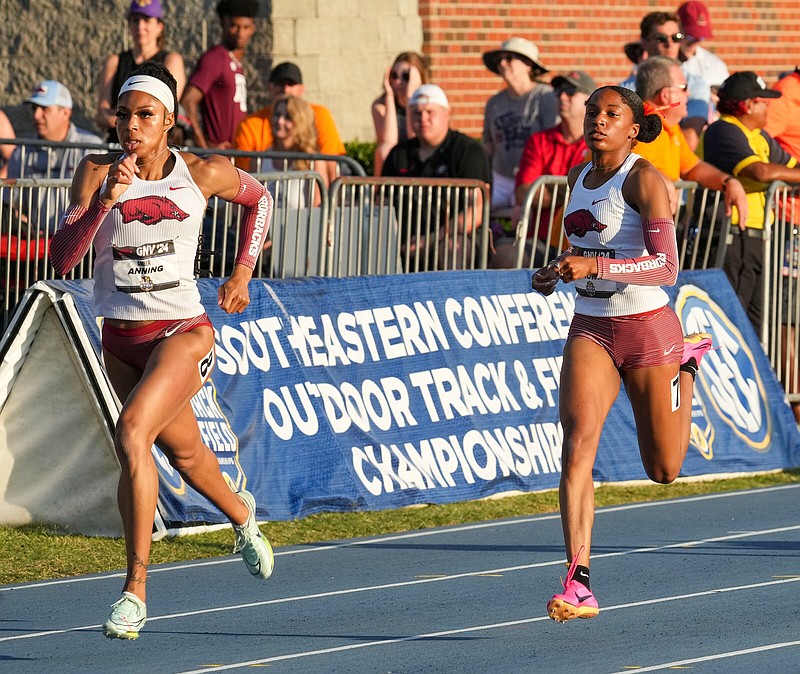 UA women sprinters tipping historic scales in 400 meters | The Arkansas ...