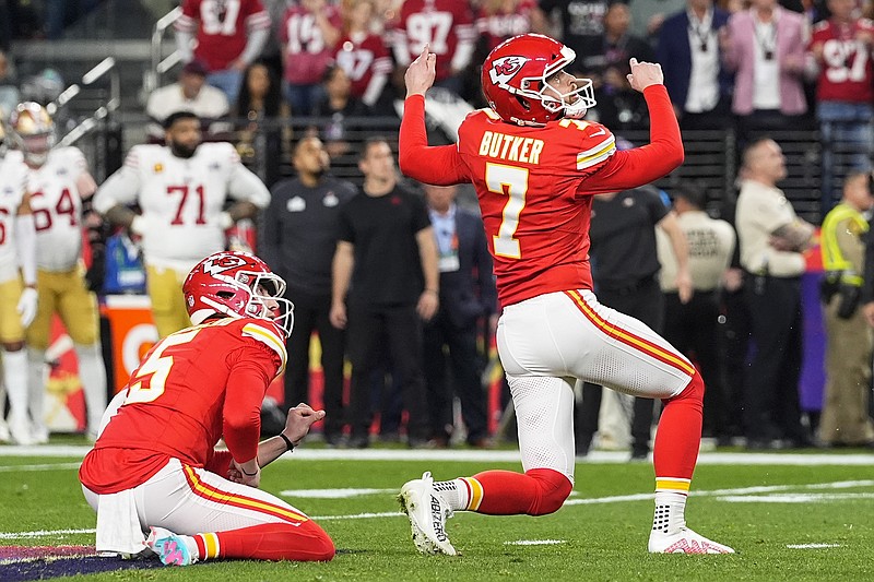 Chiefs kicker Butker speaks against Pride month, working women in ...