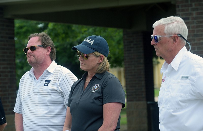 FEMA director tours storm damage, warns dangers persist | The Arkansas ...