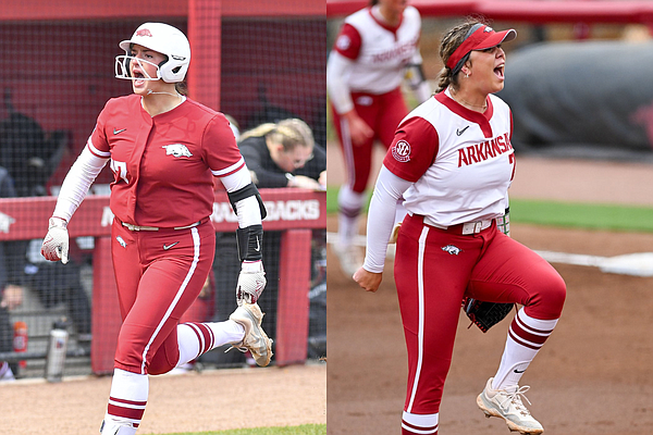 Bri Ellis, Morgan Leinstock of Arkansas softball named NFCA All ...