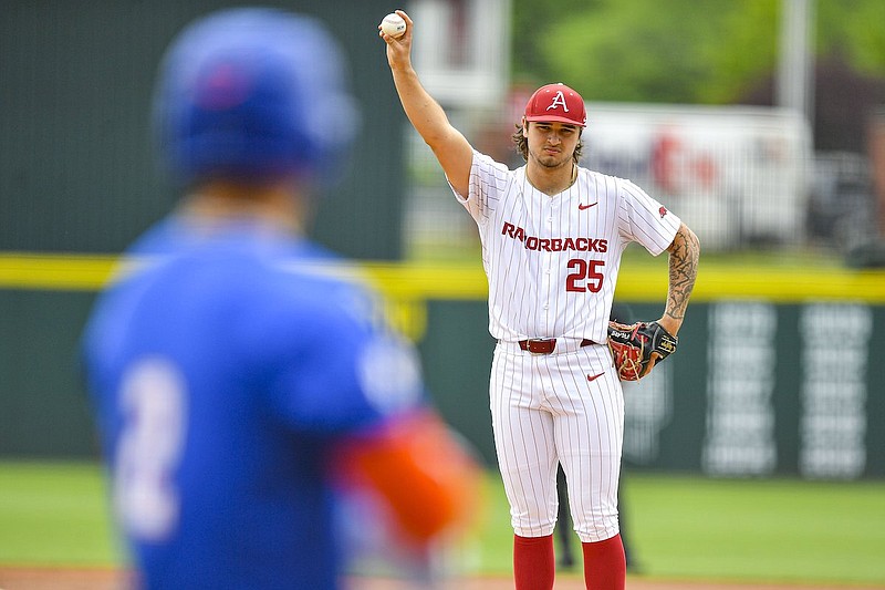 Brady Tygart, Cooper Dossett out for Arkansas baseball at Fayetteville ...