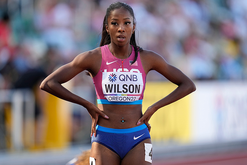 Former Arkansas women's track star Britton Wilson to miss Olympics ...