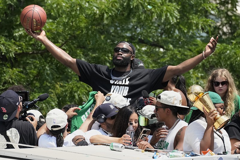 Boston salutes Celtics’ title with parade | Northwest Arkansas Democrat ...