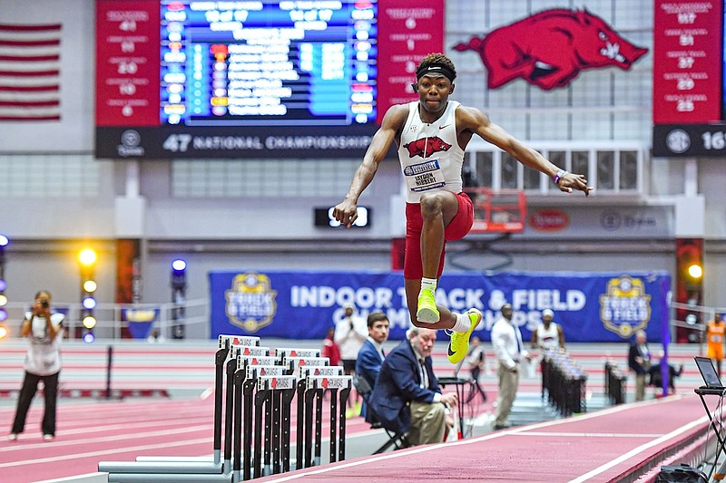 Former Arkansas track and field star Jaydon Hibbert's journey to the ...