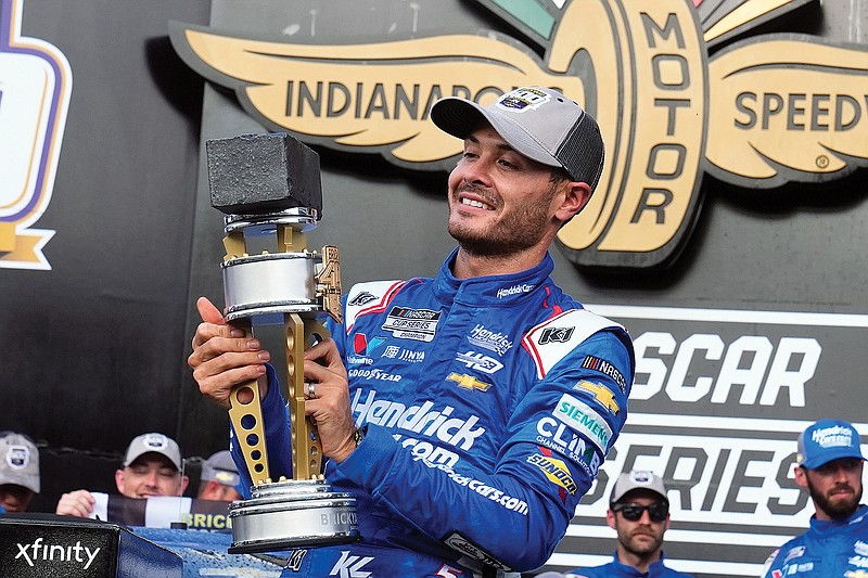 Larson charges late to his first Brickyard 400 win | Jefferson City ...