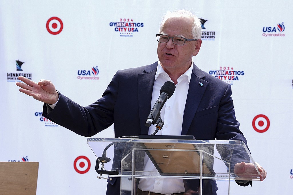 Harris selects Minnesota Gov. Tim Walz as running mate, aiming to add ...