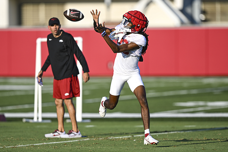 Arkansas Football Futures: Text from Bobby Petrino changed WR Zach ...