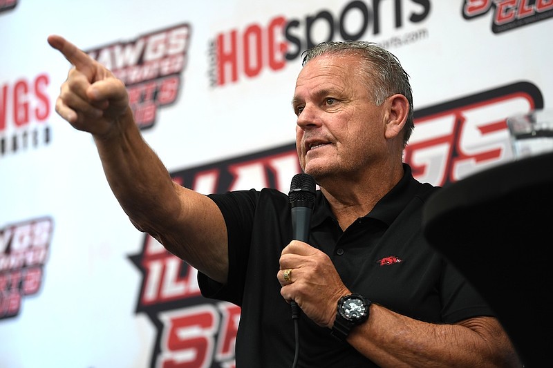 PODCAST: Sam Pittman comments on War Memorial ahead of UAPB; Andrew ...