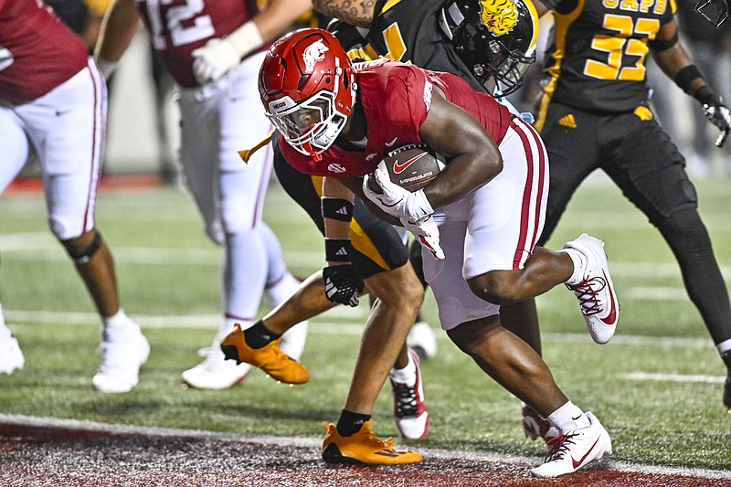 Razorbacks nearly match ’23 rushing TD total vs. Lions | The Arkansas ...