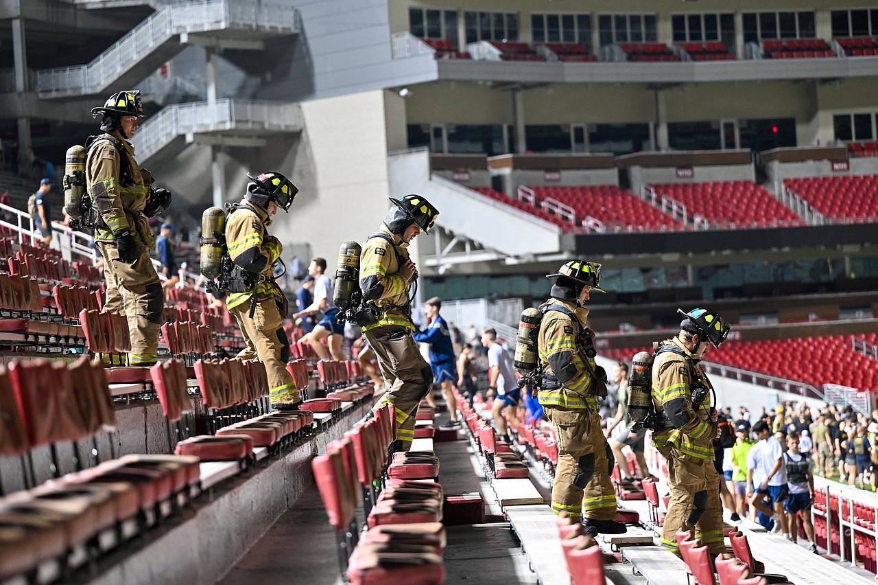 PHOTOS: 9/11 Memorial Stair Climb | Northwest Arkansas Democrat-Gazette