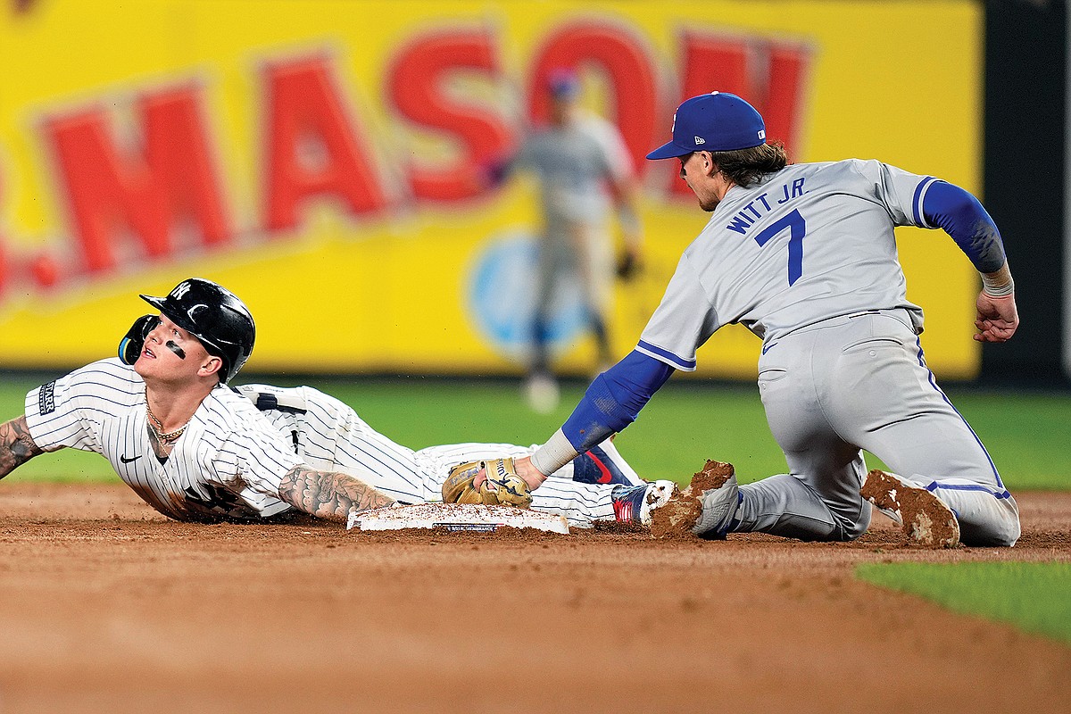 Yankees get past Royals in 11 innings on infield hit by Chisholm ...
