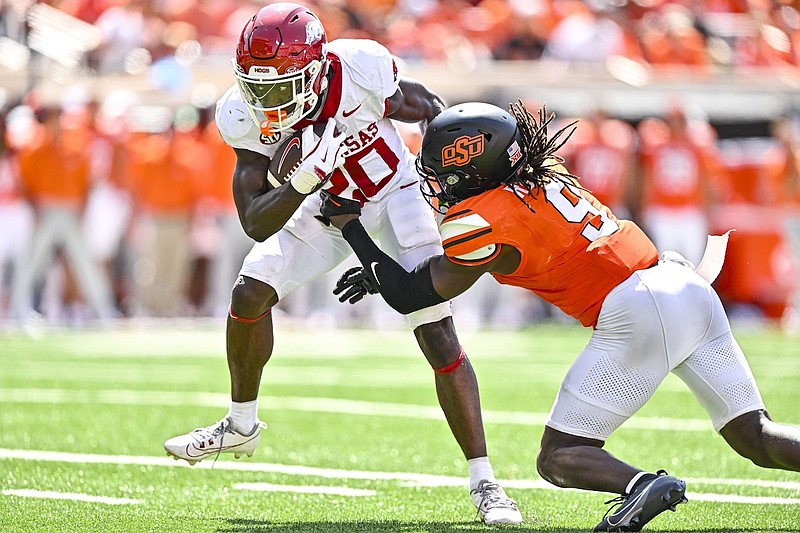 WATCH: Arkansas' Jayden Johnson, Xavian Sorey, Rodney Hill and Fernando ...