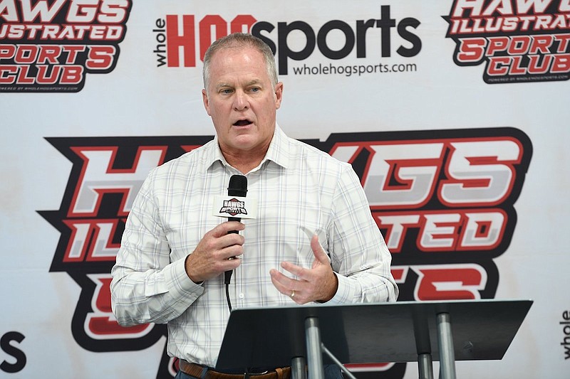Arkansas AD Hunter Yurachek discusses Bud Walton renovations, War ...