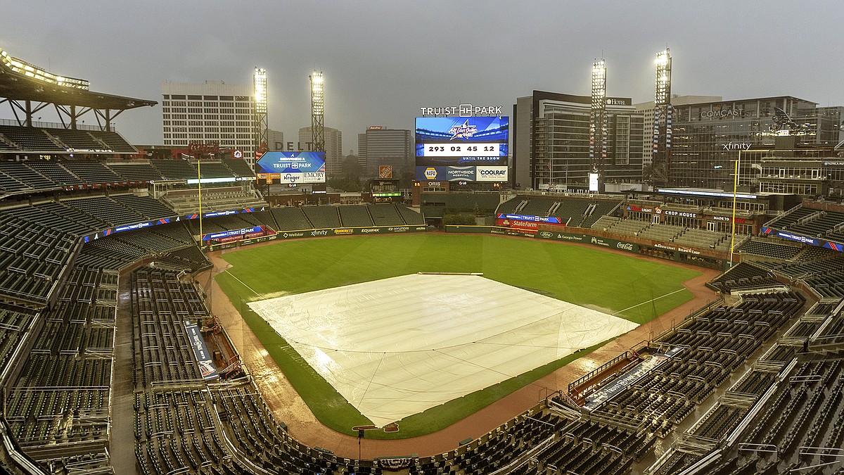 Mets, Braves to play Monday doubleheader after forecast washes out rest ...