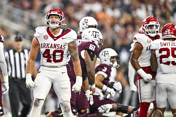 Arkansas football report: Landon Jackson's focus is on winning, not ...