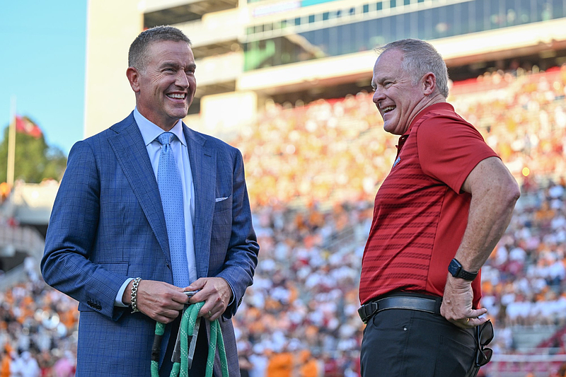 Arkansas AD Hunter Yurachek 'absolutely not' upset about $250,000 fine ...
