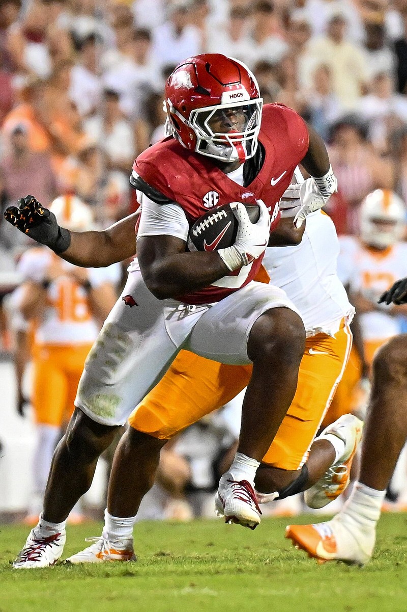 ‘Let the horse eat’: Pittman plans to feed Arkansas freshman RB Russell ...