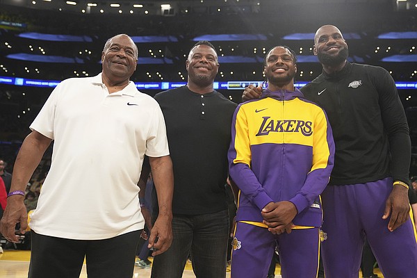 LeBron, Bronny James make history as NBA’s first father-son duo to play ...