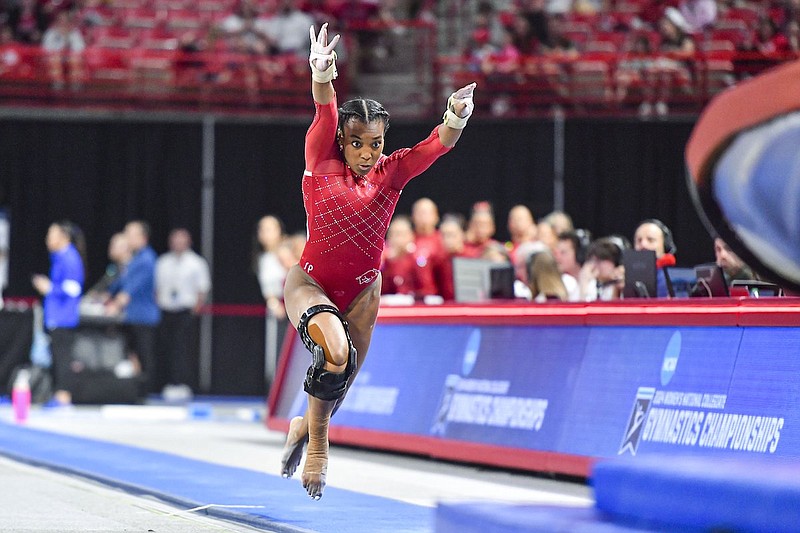 Arkansas gymnastics will make full-time move to Bud Walton Arena in ...