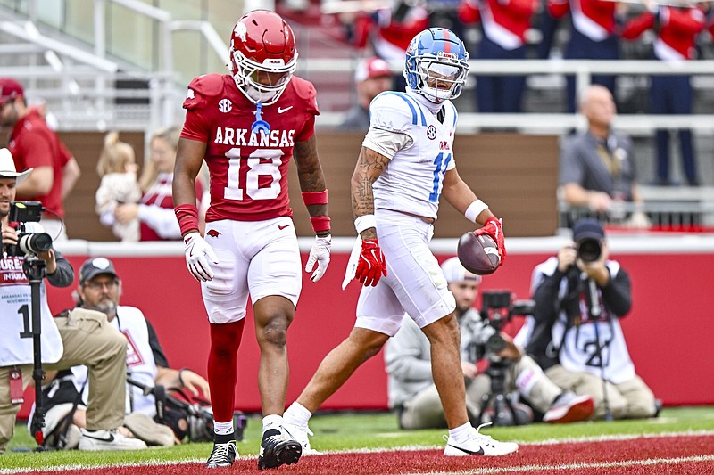 Wide receiver, quarterback run wild in Rebels’ convincing rout | The ...