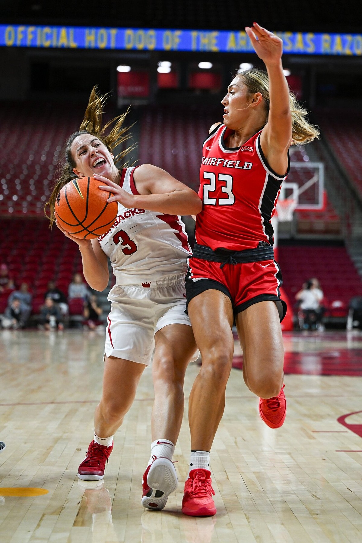 Razorbacks stagger: Fairfield beats UA in opener | Northwest Arkansas ...