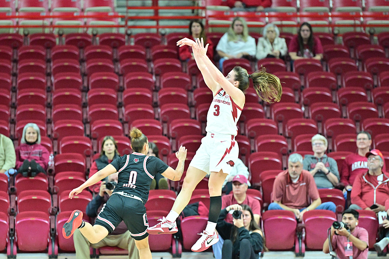 Higginbottom shines against former team as Arkansas women's basketball ...