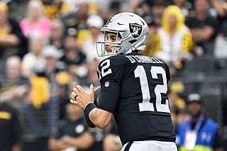 Raiders will start O’Connell at quarterback Friday when they visit ...