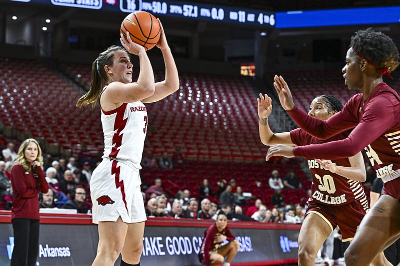 Higginbottom’s 38 propel UA women | The Arkansas Democrat-Gazette ...