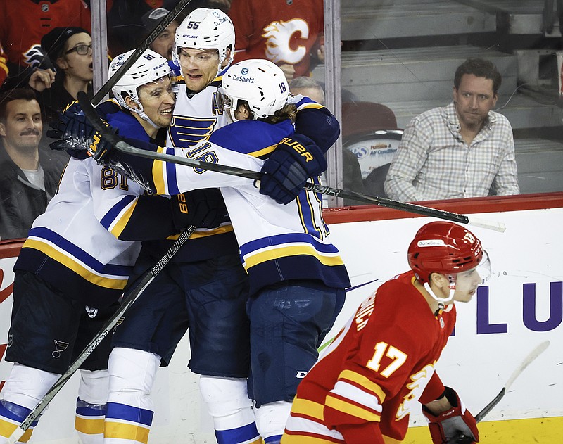 Parayko scores overtime winner, Blues beat Flames 4-3 | Fulton Sun