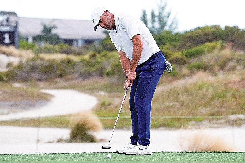 Scheffler has new putting grip, trails Young by three in Bahamas ...