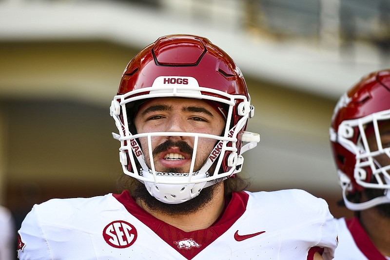 Arkansas center Addison Nichols will enter transfer portal | Whole Hog ...