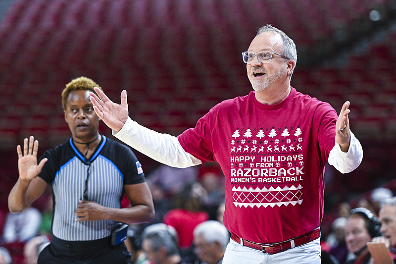 VIDEO: Mike Neighbors recaps Arkansas women's basketball's 75-72 loss ...
