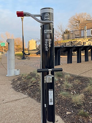 Jefferson City Parks added two bike repair stations | Jefferson City ...