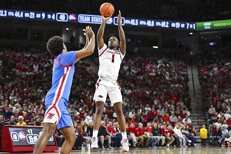 Arkansas basketball hopeful of Johnell Davis continuing form against ...