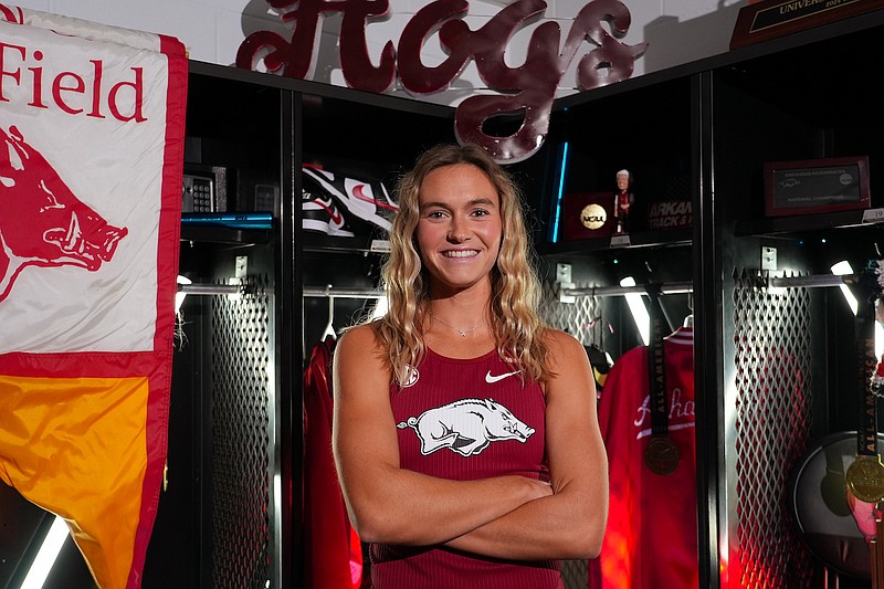Arkansas soccer great Anna Podojil giving track and field a try | Whole ...