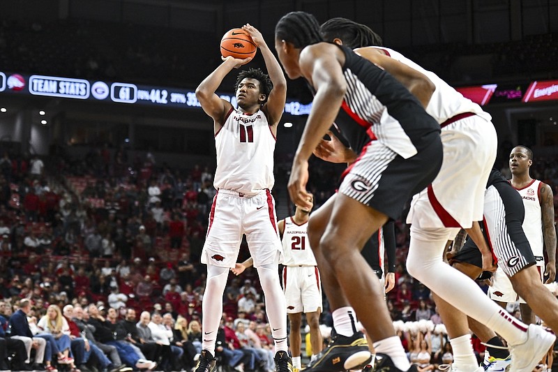 Arkansas basketball wins physicality battle over Georgia | Whole Hog Sports