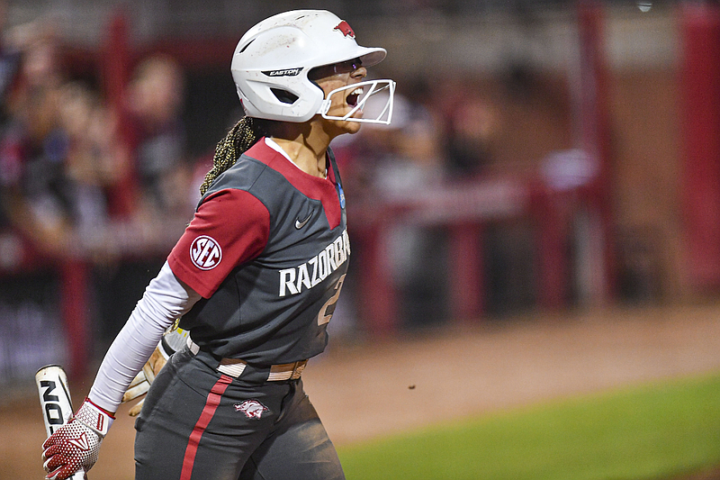Arkansas softball outfielder Reagan Johnson using preseason All-SEC ...