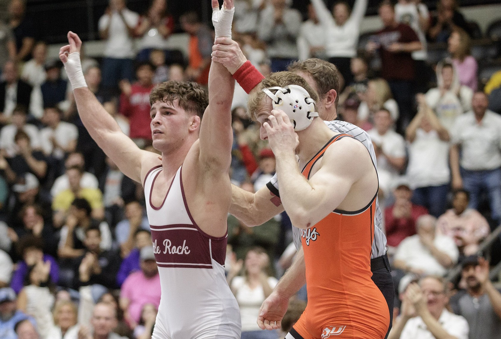 No. 2 Cowboys edge Trojans before record crowd | The Arkansas Democrat ...