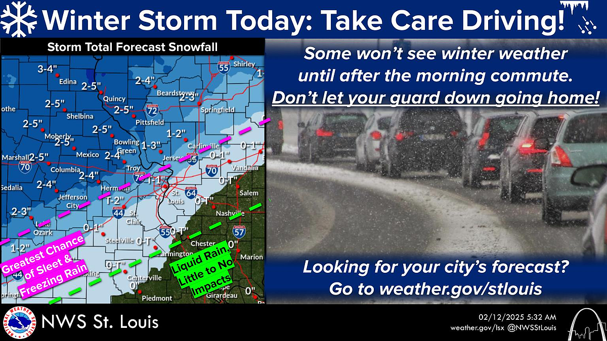 Weather-related closings and announcements for Wednesday, Feb. 12, 2025 ...