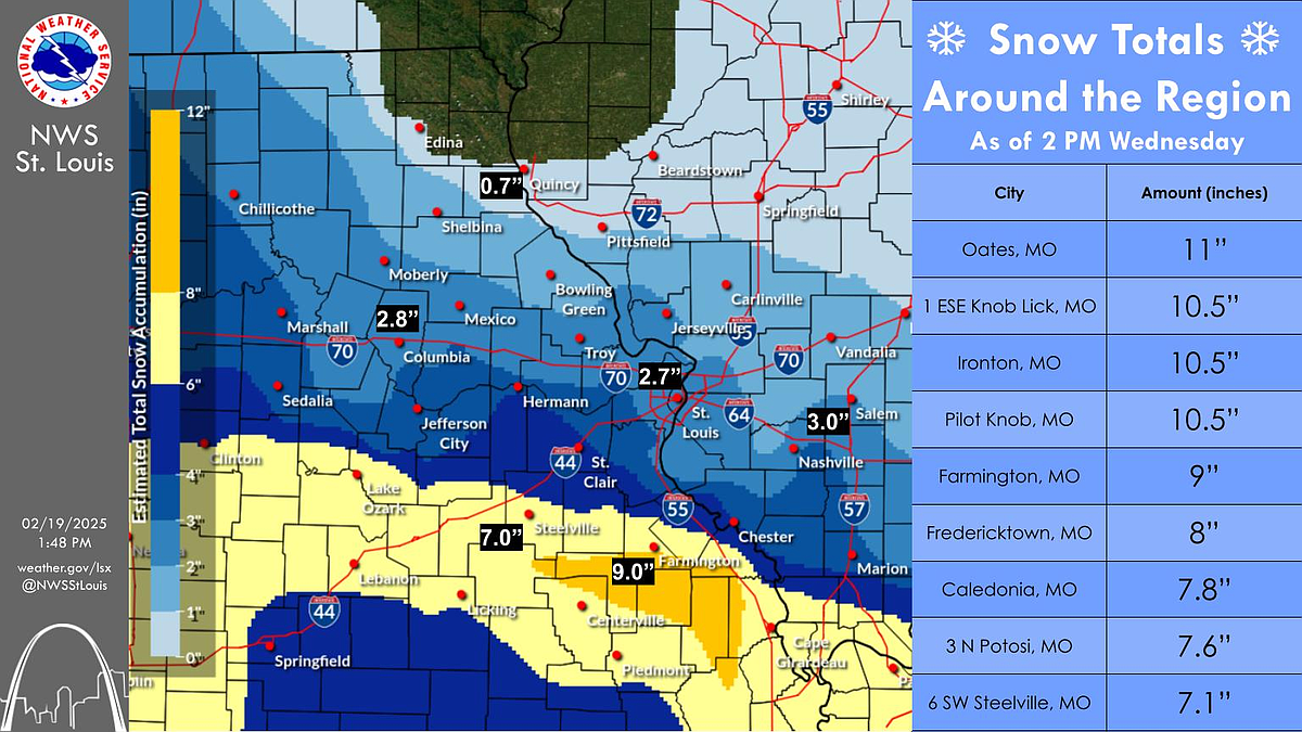 School closings and weather-related announcements for Thursday, Feb. 20 ...