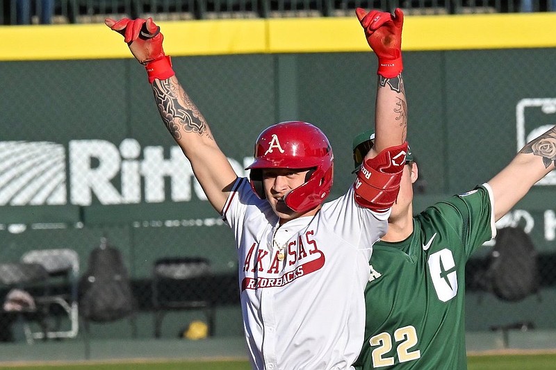 'This team is pretty tough': Arkansas baseball rallies from 8 down to ...